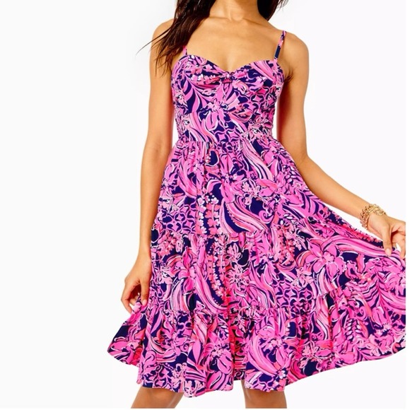 Lilly Pulitzer | Dresses | Lilly Pulitzer Adalia Tiered Dresssize 8 | Poshmark
